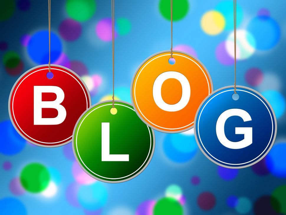 Free Stock Photo of Internet Blog Means World Wide Web And Site ...