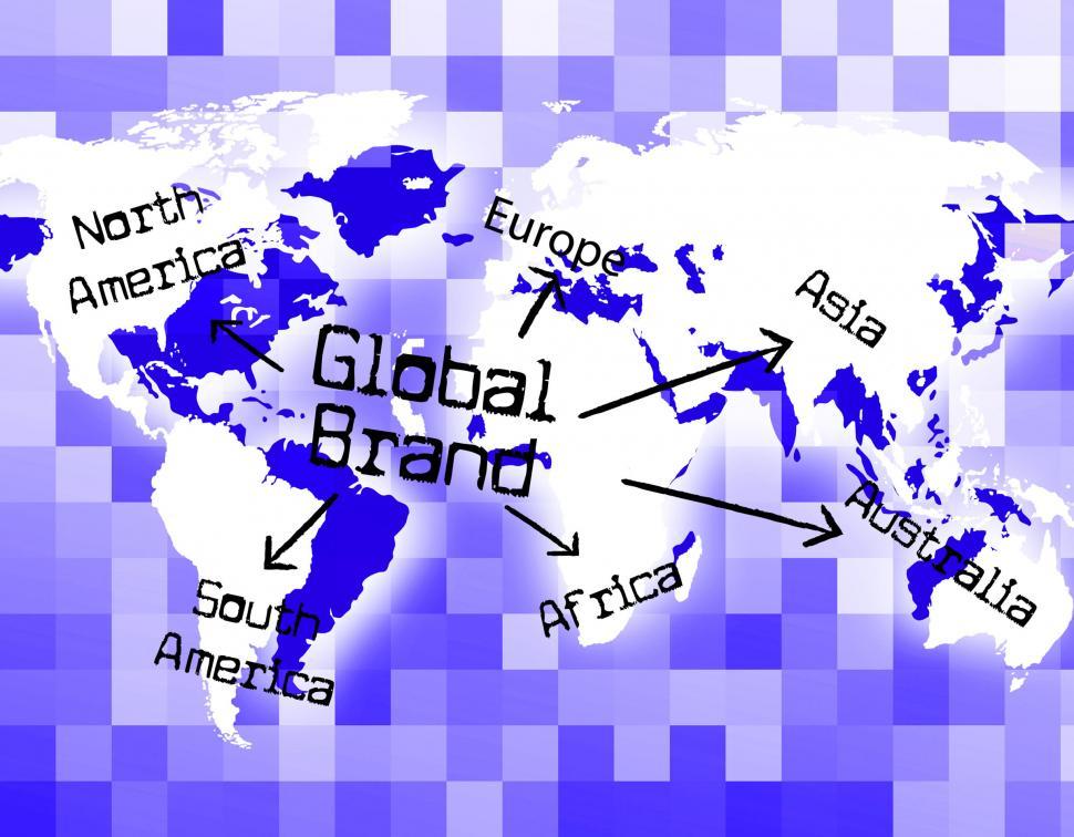 Free Stock Photo of Global Brand Means Company Identity And Branded ...