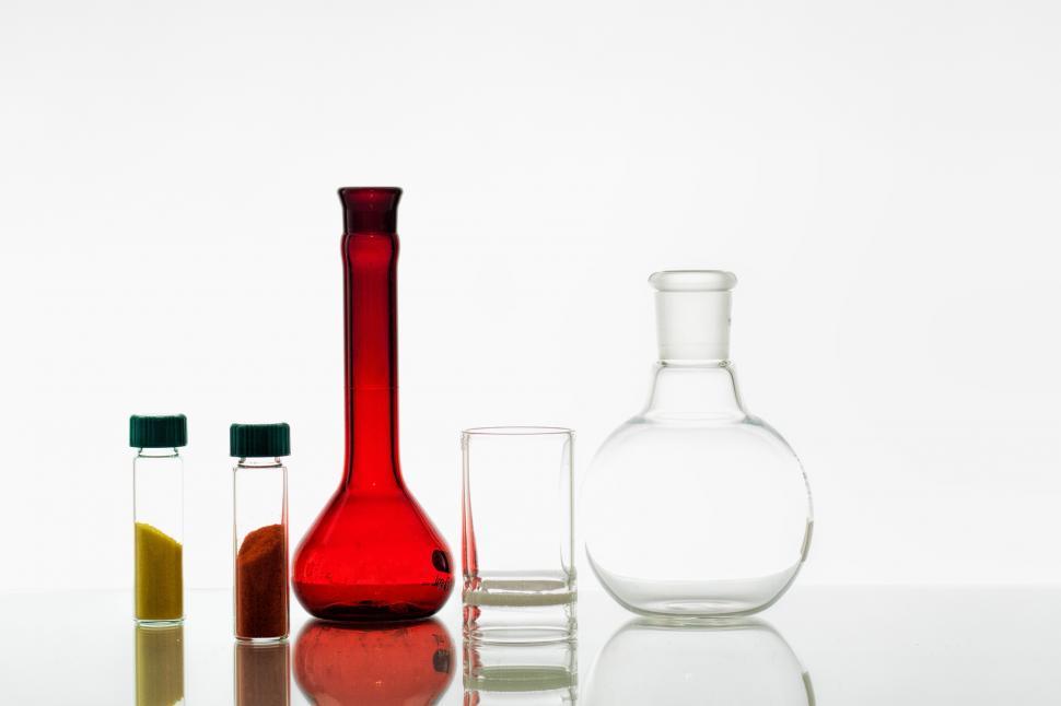 Free Stock Photo of Chemistry Glassware on White | Download Free Images ...