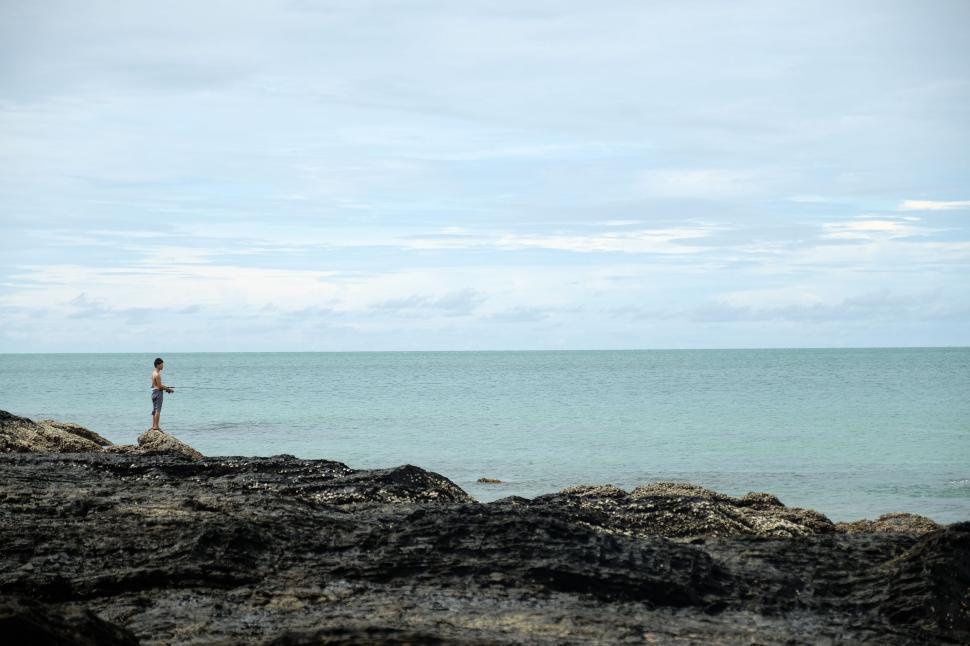 Free Stock Photo of ocean sea shore beach shoreline coast water ...
