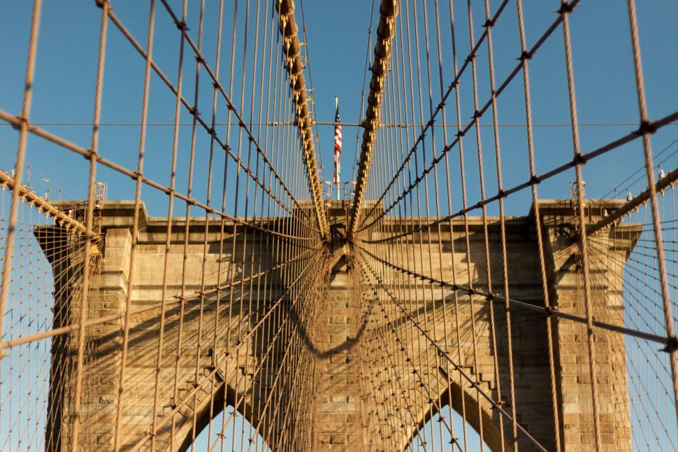 Free Stock Photo of A View of the Top of the Brooklyn Bridge | Download ...