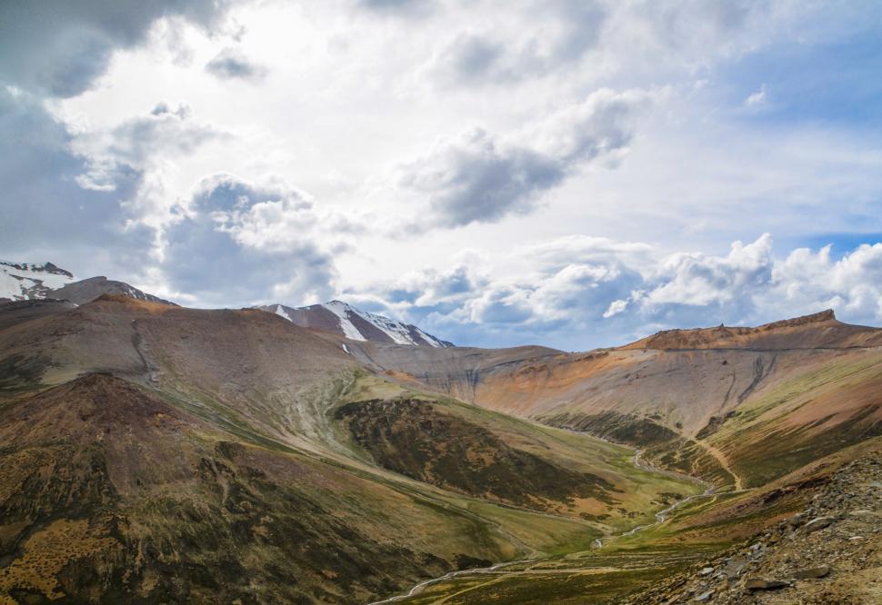 Free Stock Photo of Valley Landscape With Mountain Background ...