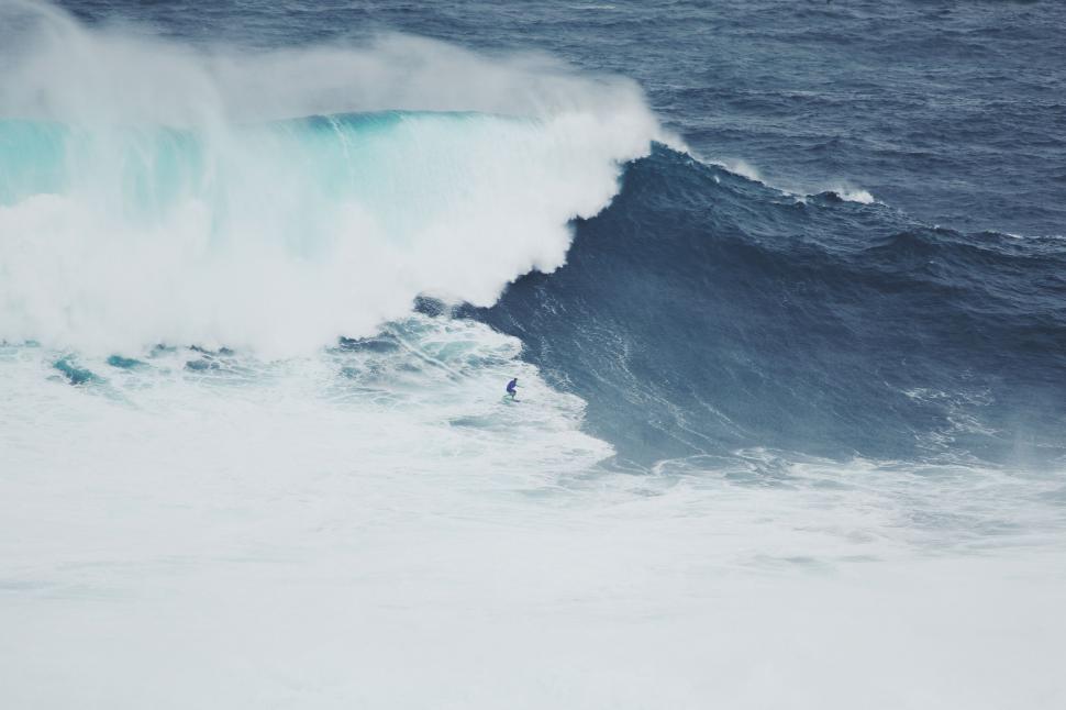 Free Stock Photo of Man Riding a Wave on a Surfboard | Download Free ...