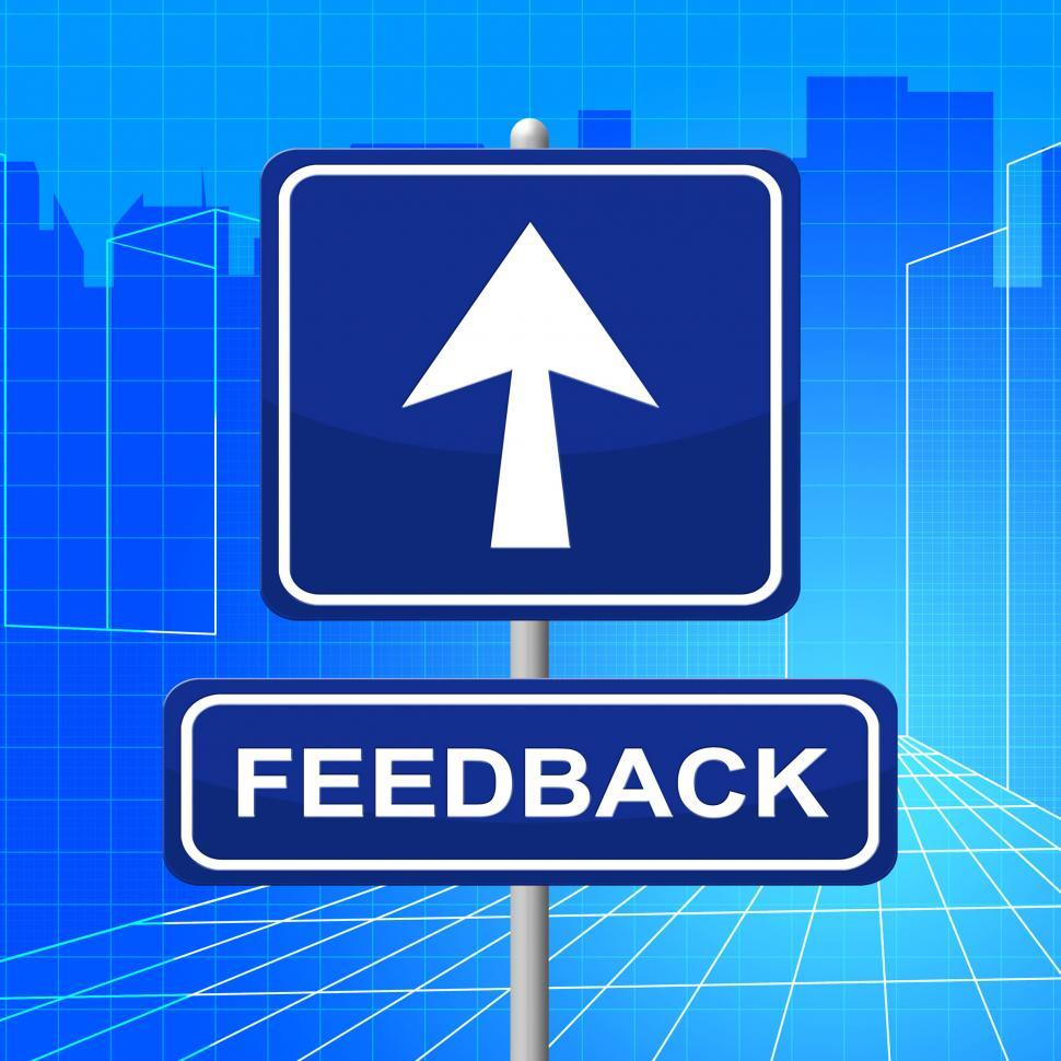 Free Stock Photo of Feedback Sign Shows Direction Comment And ...