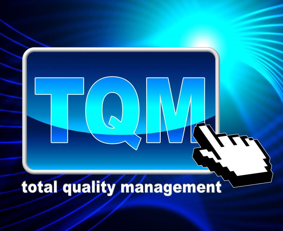 Total Quality Management Logo Tqm Total Quality Image & Photo (Free