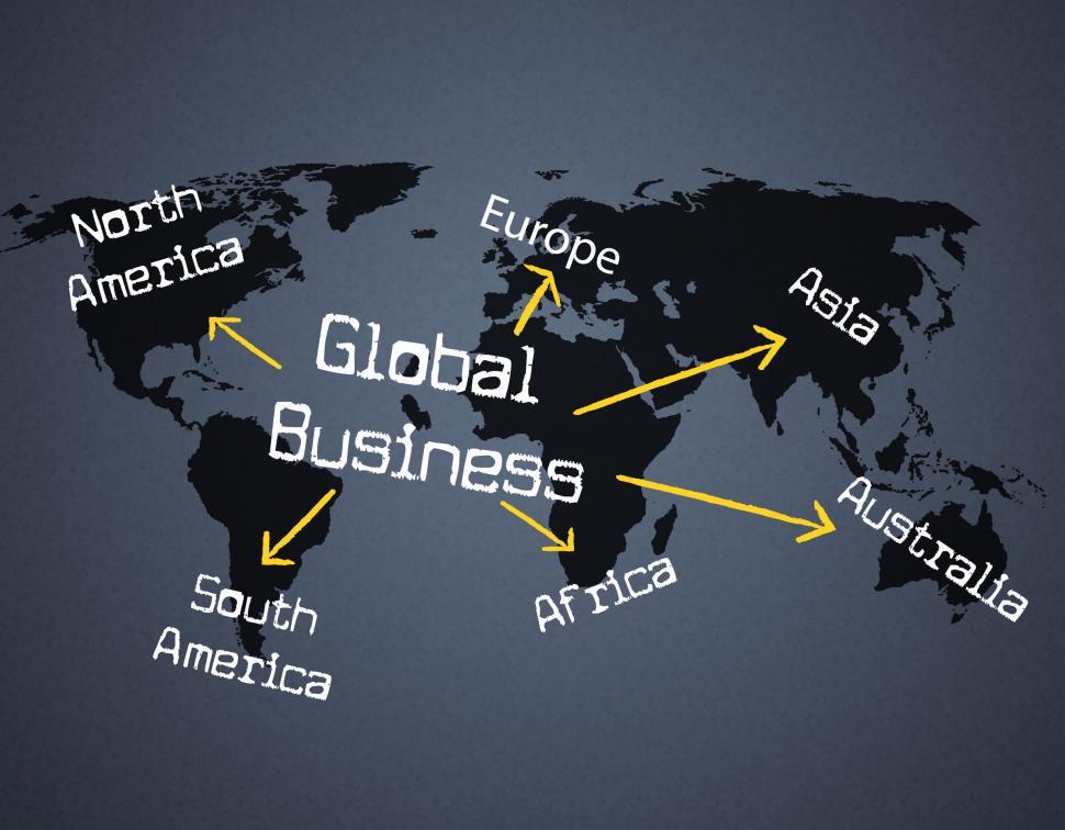 Free Stock Photo of Global Business Shows Planet Globalize And ...