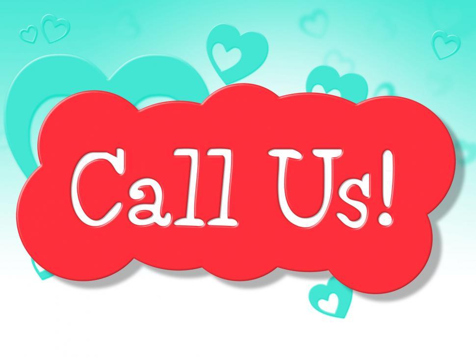 Free Stock Photo of Call Us Represents Chat Networking And Telephone ...