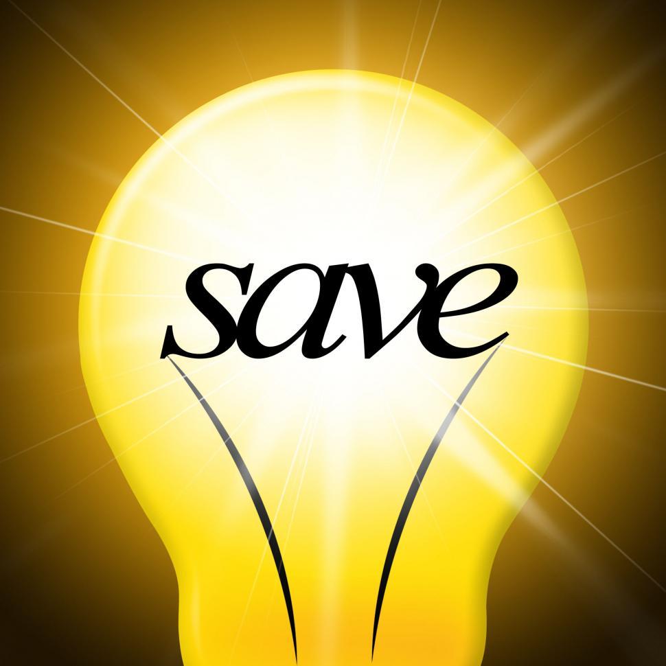 Free Stock Photo of Save Lightbulb Represents Saved Cash And Lamp ...