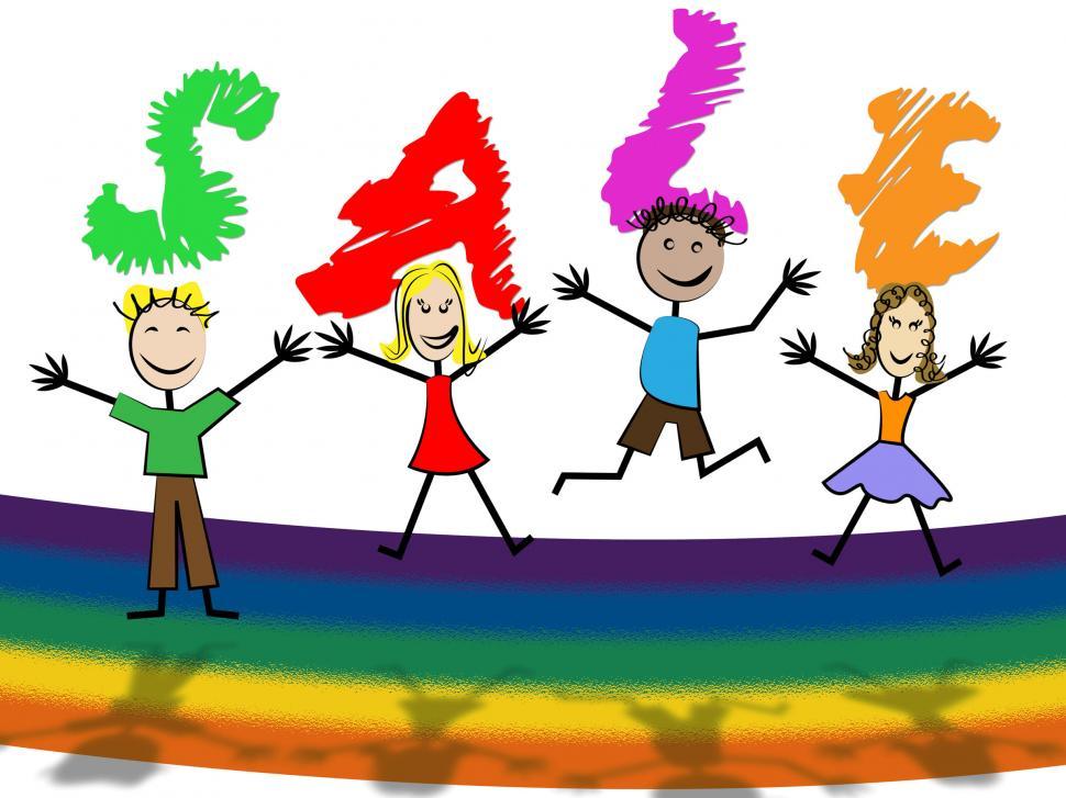 Free Stock Photo of Kids Sale Represents Save Reduction And Sales ...