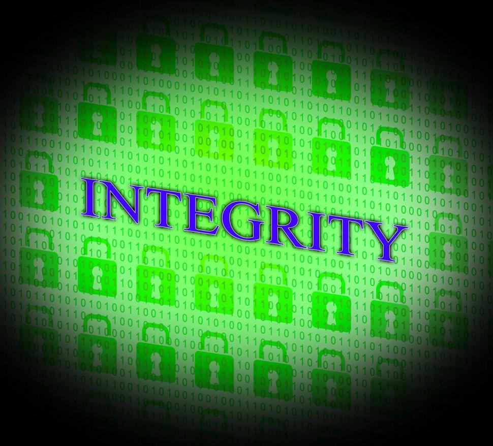 Free Stock Photo of Integrity Data Represents Bytes Facts And Decency ...