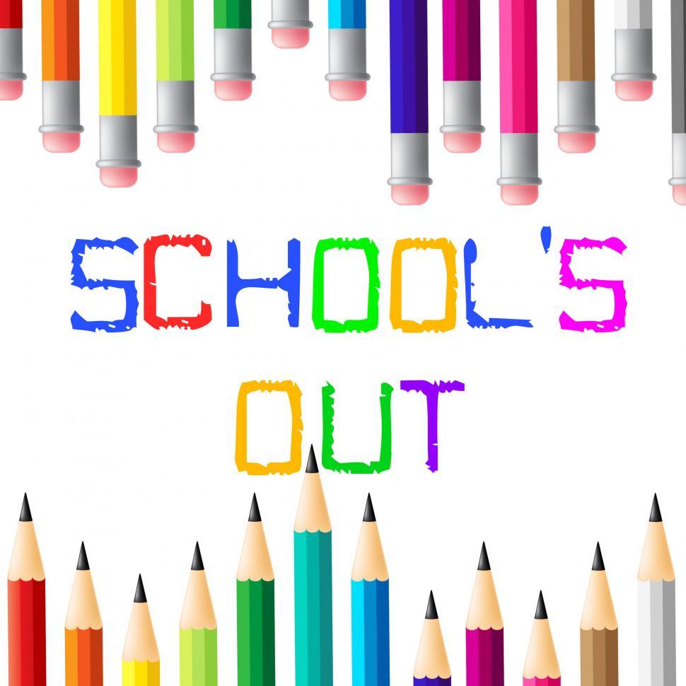 Free Stock Photo of School s Out Shows Learned University And ...