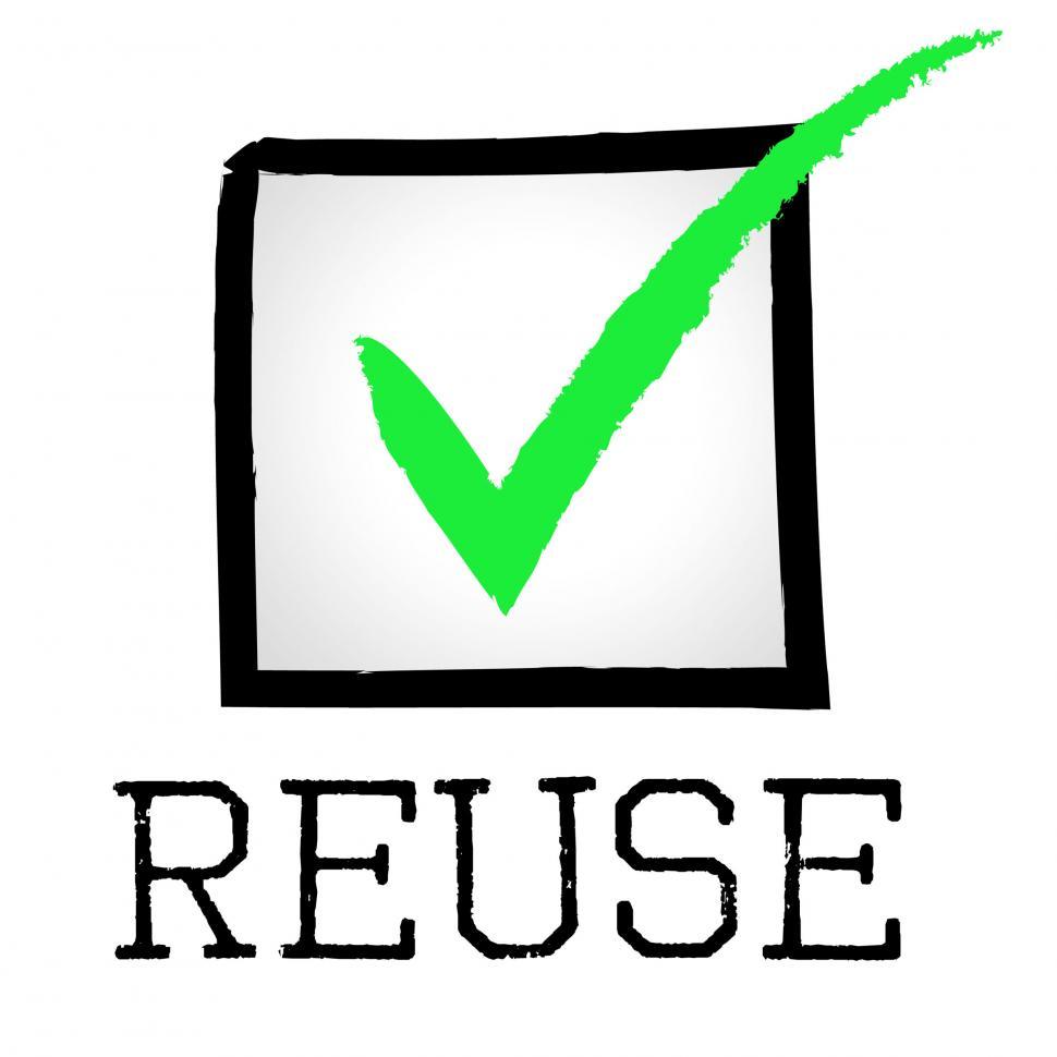 Free Stock Photo of Reuse Tick Indicates Eco Friendly And Check ...