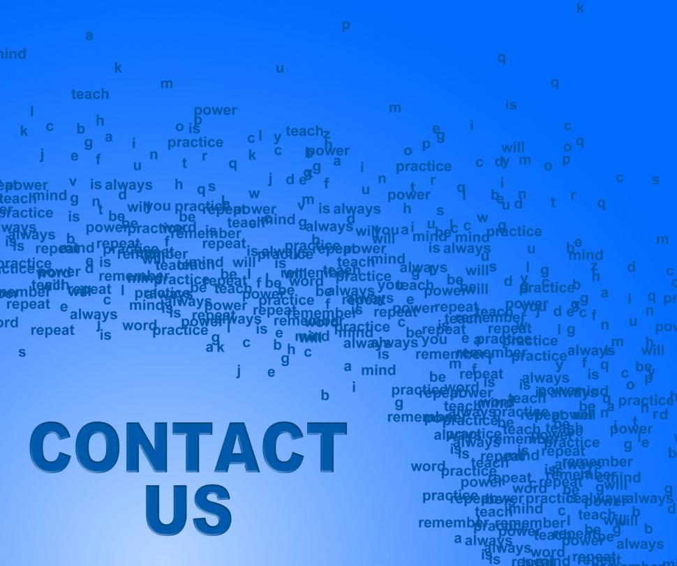 Free Stock Photo of Contact Us Indicates Send Message And Communication ...