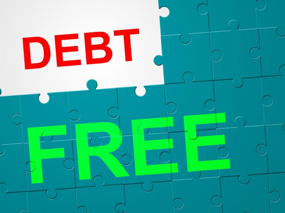 Free Stock Photo of Debt Free Means Debit Card And Arrears | Download ...