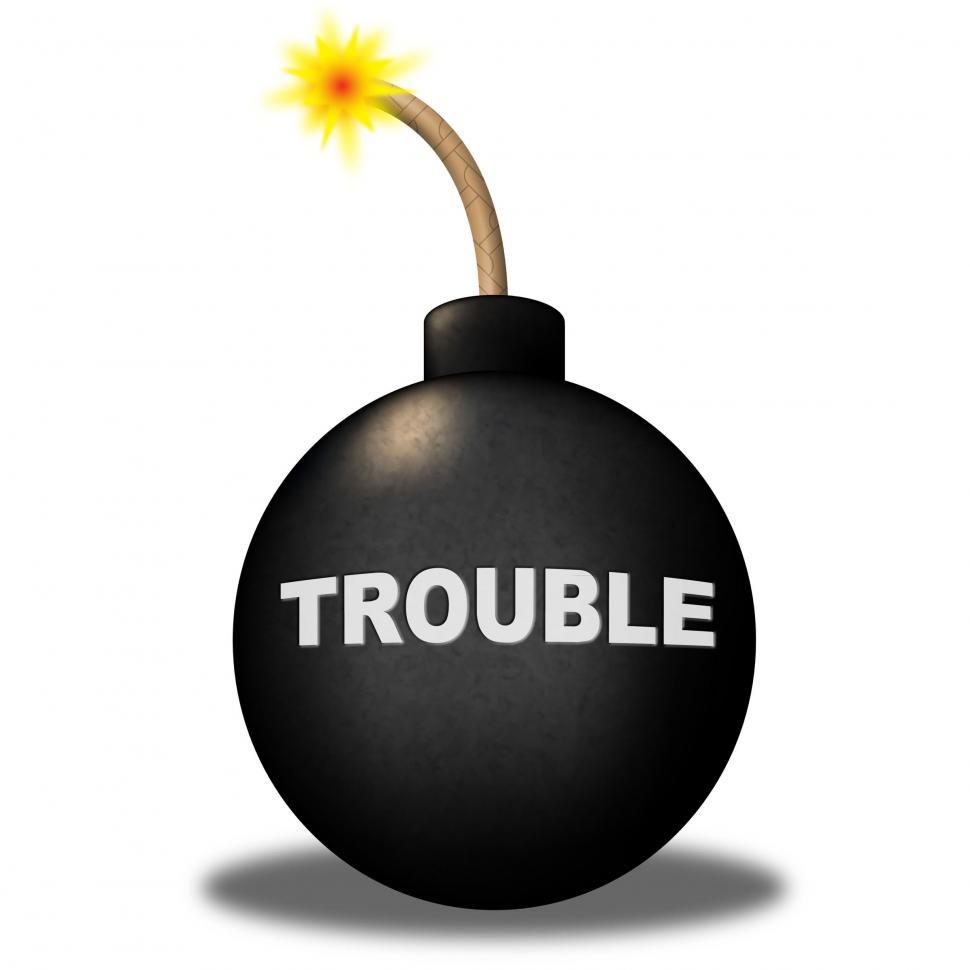 Free Stock Photo of Trouble Alert Means Stumbling Block And Advisory ...