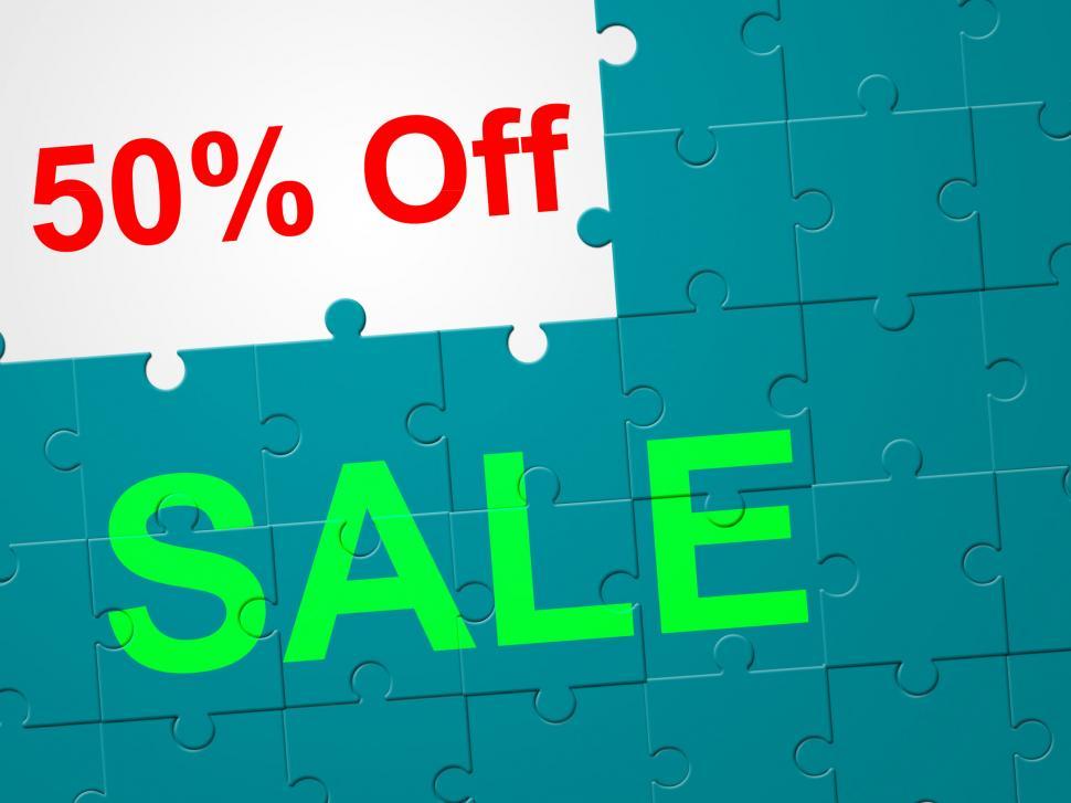 Free Stock Photo of Fifty Percent Off Represents Clearance Offer And ...