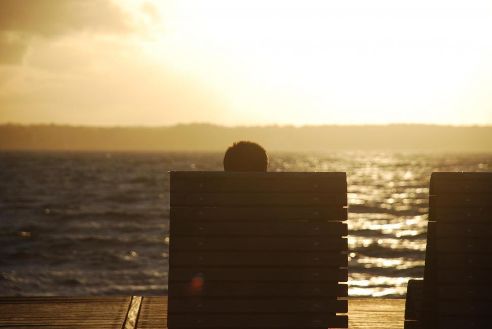 Free Stock Photo of Witnessing a beautiful sunset on the beach, warm ...