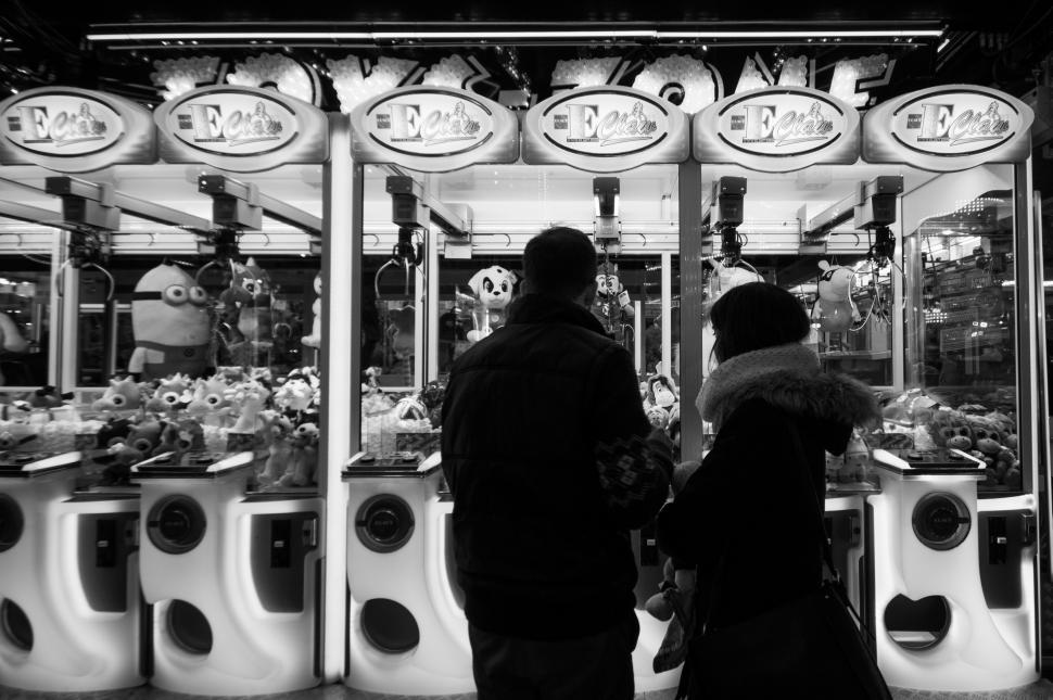 Free Stock Photo of People Standing in Front of Vending Machine ...
