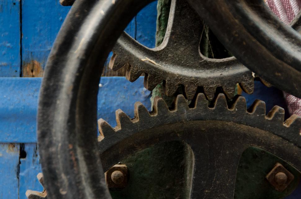 Free Stock Photo of Close Up of a Metal Gear Wheel | Download Free ...