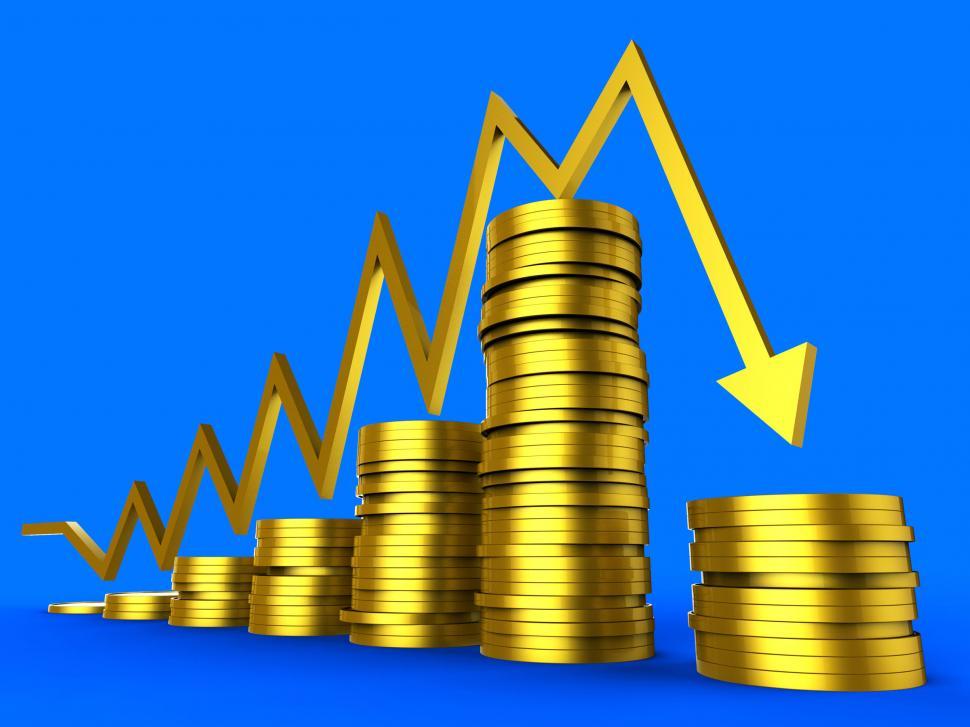 Free Stock Photo of Business Recession Represents Money Commercial And ...