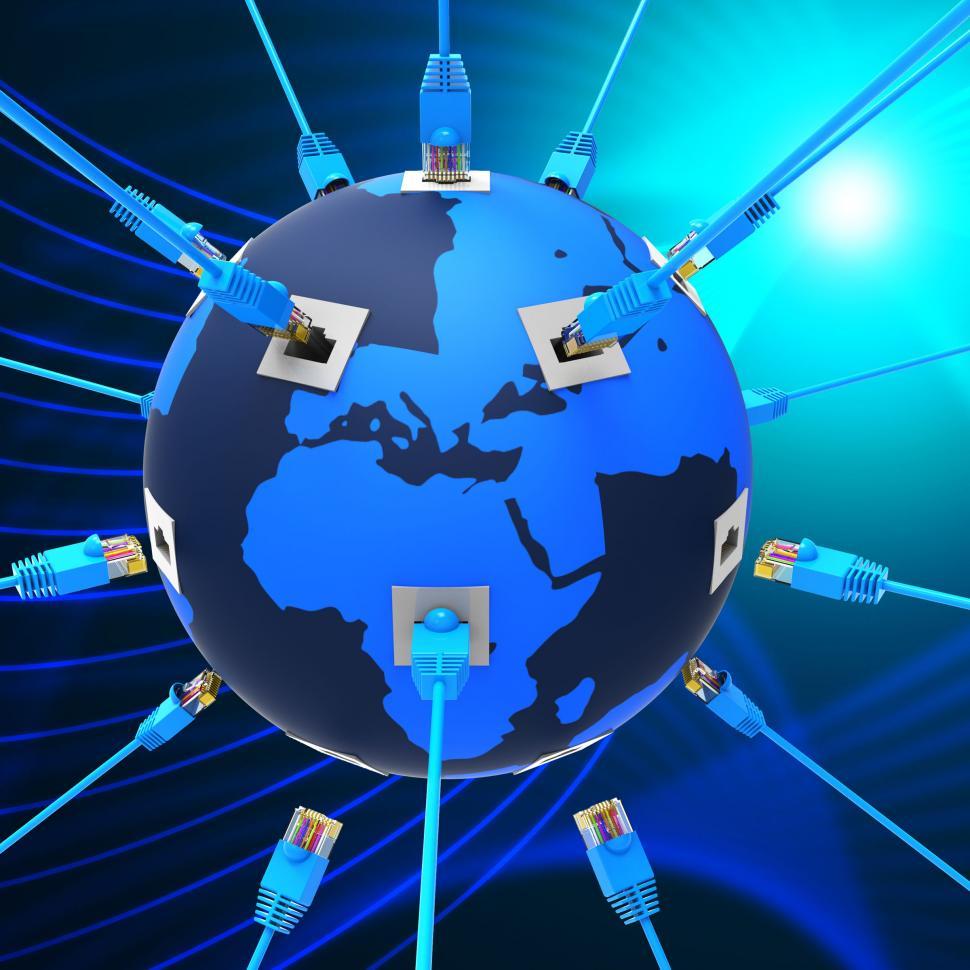 Free Stock Photo of Worldwide Network Means Web Site And Connection ...