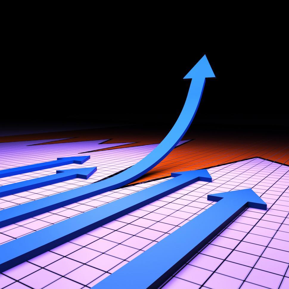 Free Stock Photo of Success Graph Represents Financial Report And ...