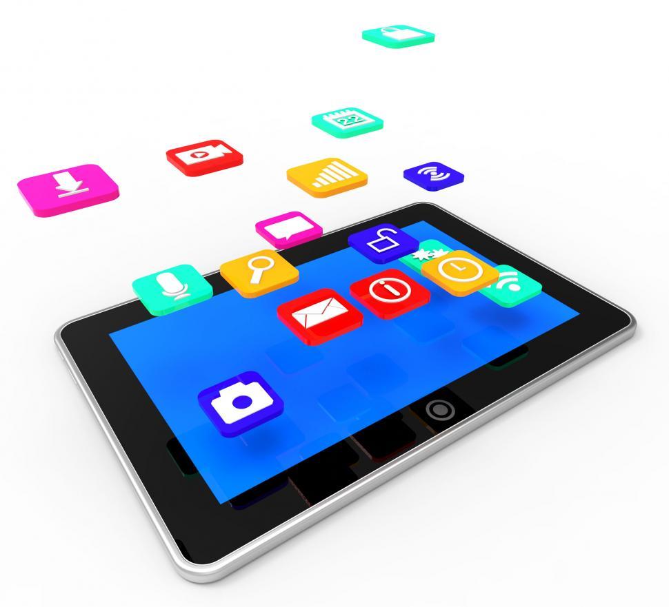 Free Stock Photo of Social Media Tablet Indicates Application Software ...