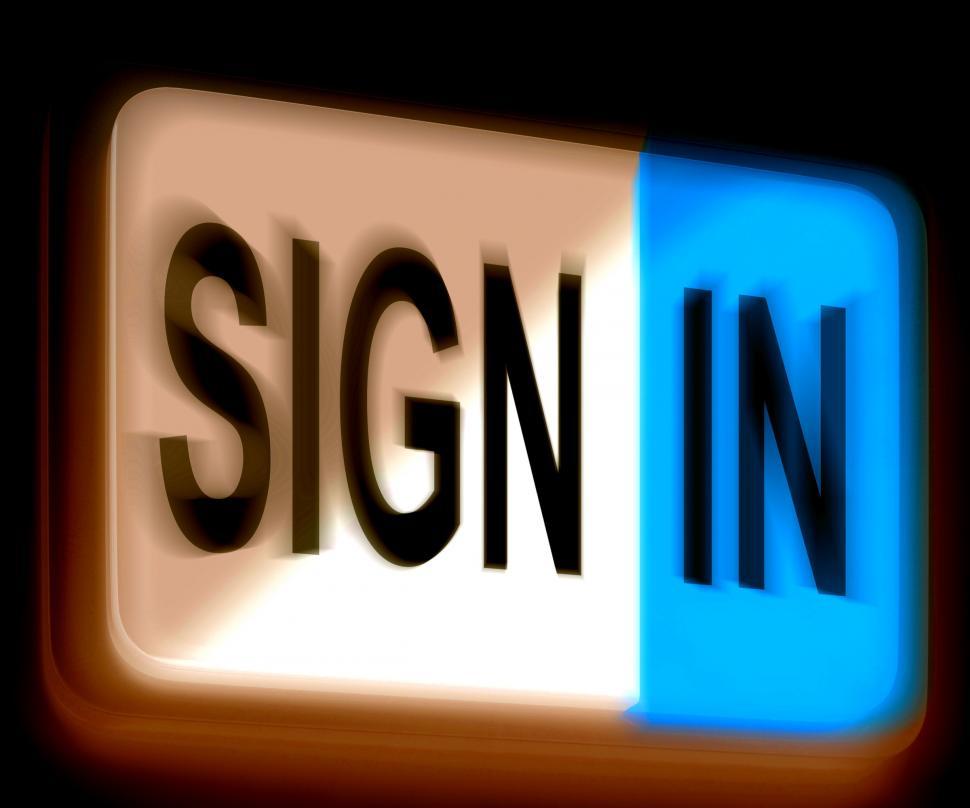 Free Stock Photo of Sign In Sign Shows Log In Online | Download Free ...