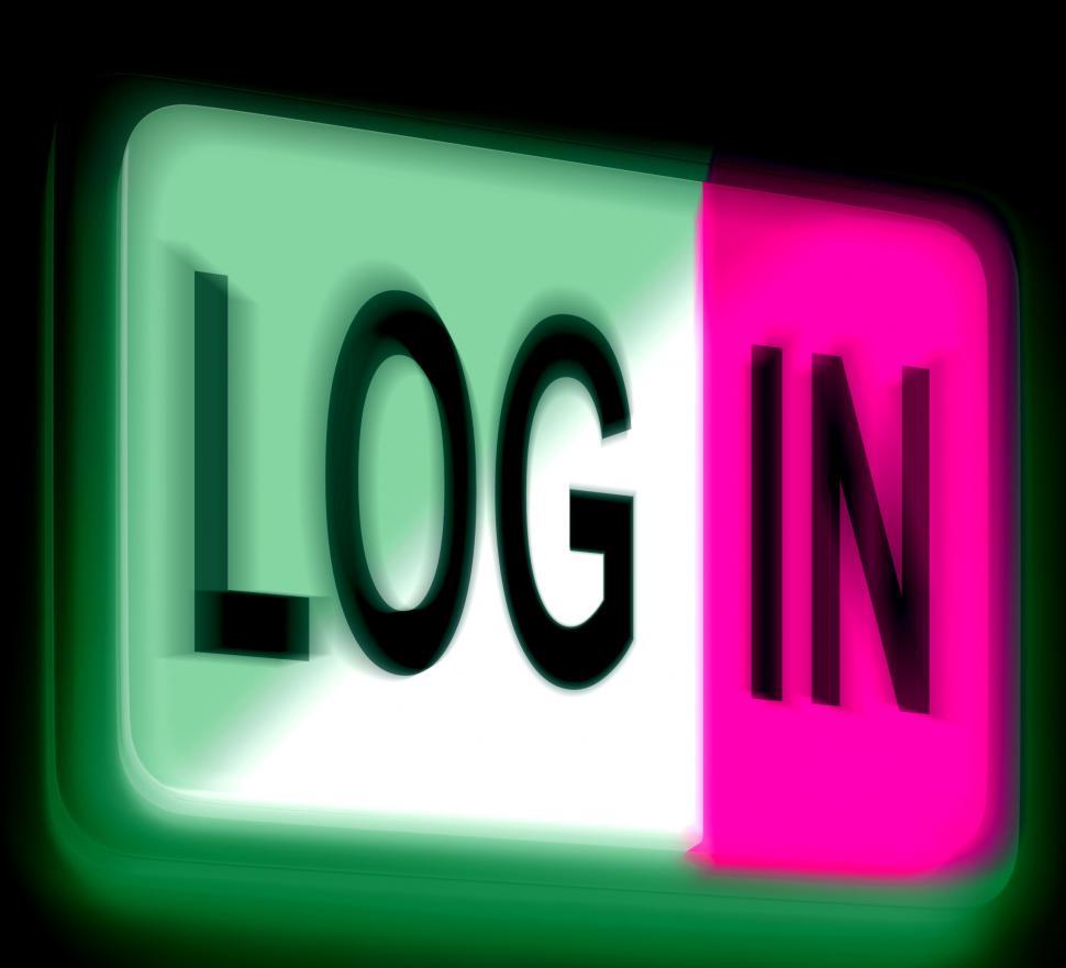 Free Stock Photo of Log In Login Sign Shows Sign In Online | Download ...