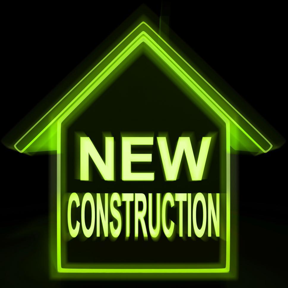 Free Stock Photo of New Construction Home Shows Recent Building Or ...
