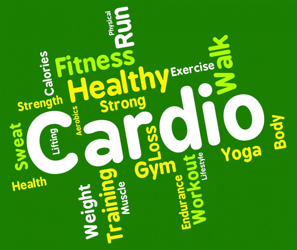Free Stock Photo of Cardio Word Indicates Get Fit And Aerobics ...