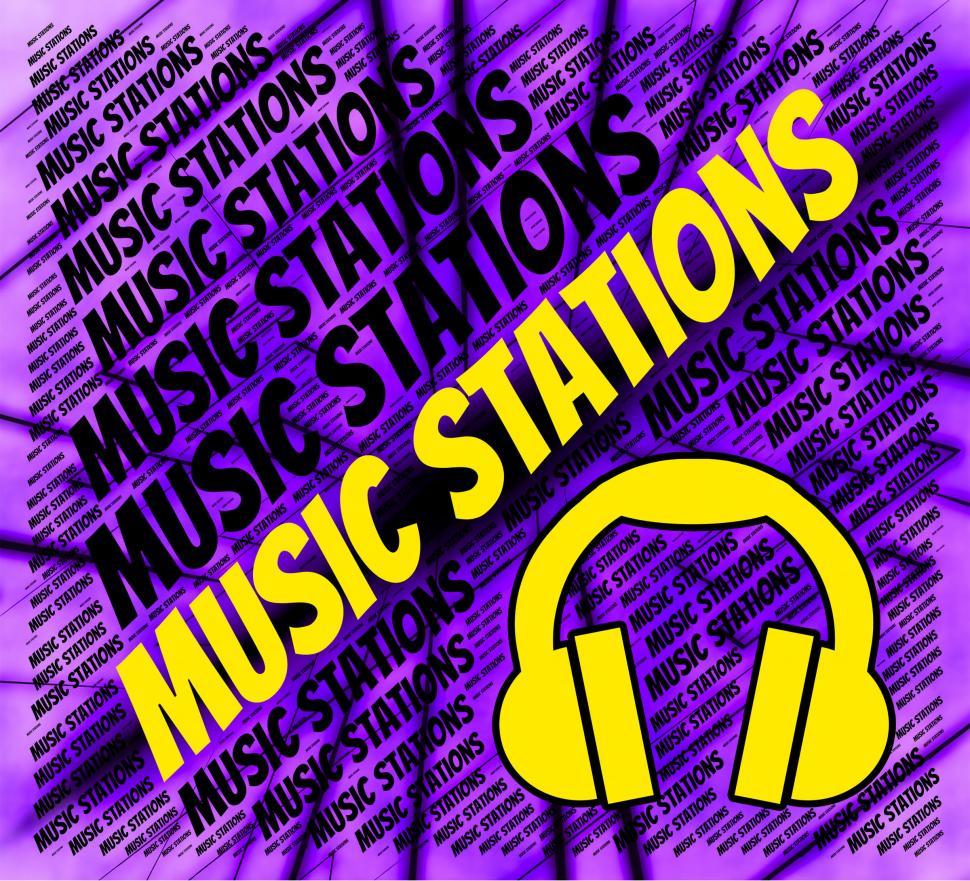 Free Stock Photo of Music Stations Indicates Sound Tracks And Media ...