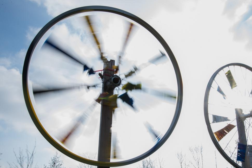 Free Stock Photo of Two Windmills Standing Side by Side | Download Free ...