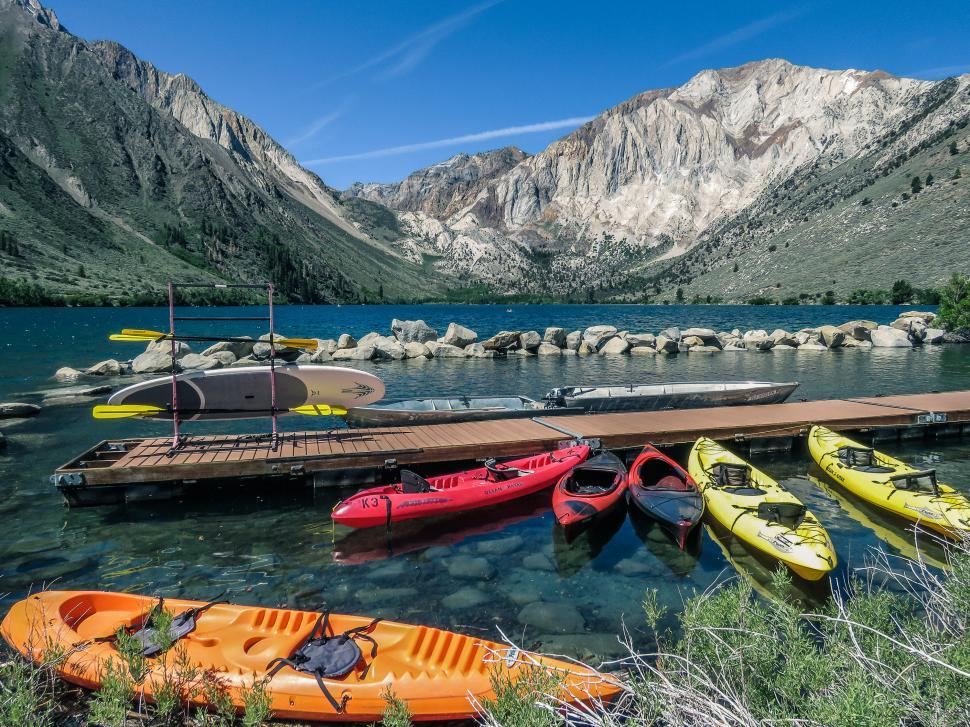 Free Stock Photo of Boats at Convict Lake | Download Free Images and ...