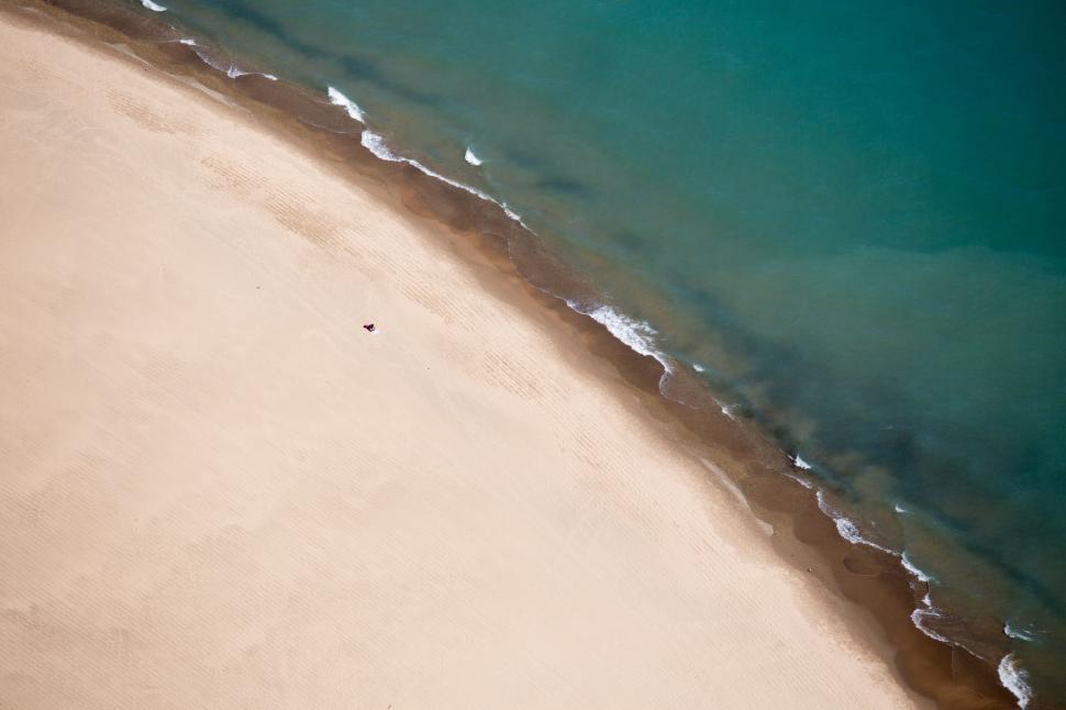 Free Stock Photo of Aerial View of Sandy Beach and Ocean | Download ...