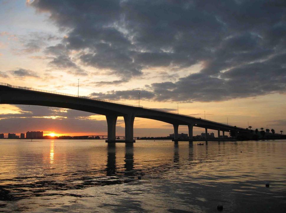 Free Stock Photo of Sunset From a Bridge | Download Free Images and ...