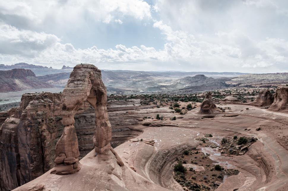 Free Stock Photo of Desert Landscape With Rocks and Mountains ...