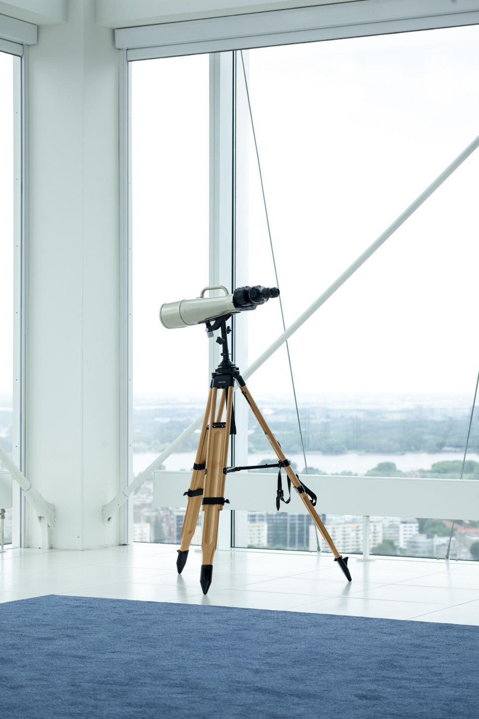 Free Stock Photo of Telescope on Tripod by Window | Download Free ...