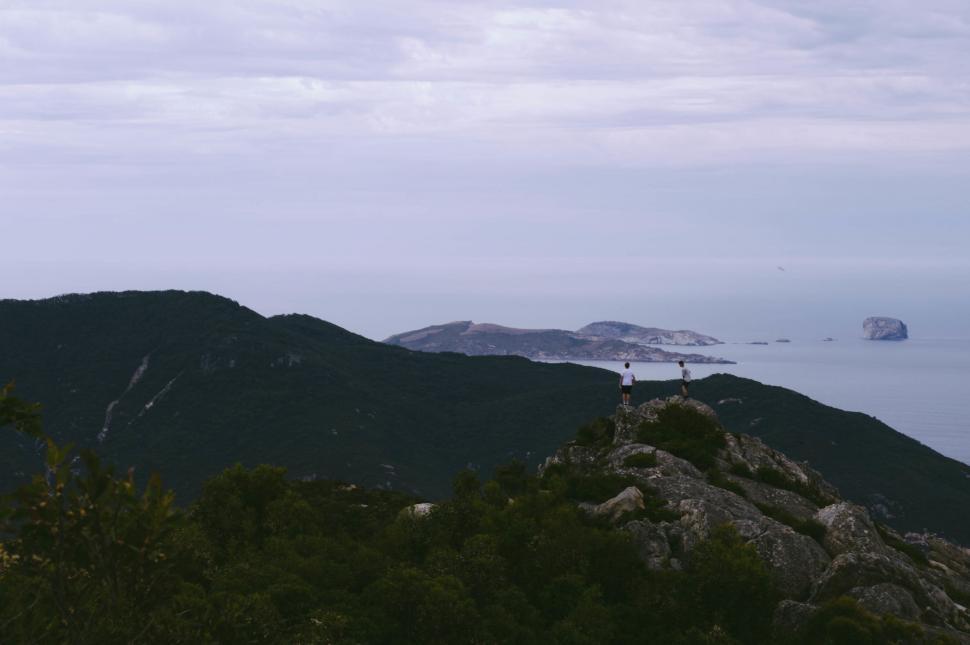 Free Stock Photo of Overlooking a Body of Water From a Hill | Download ...