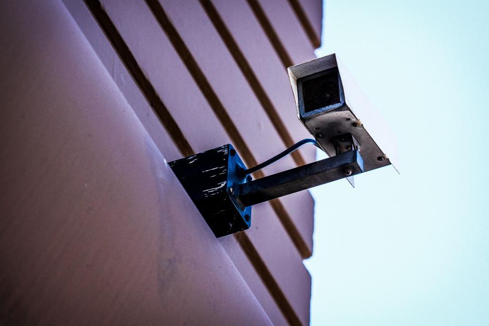 Free Stock Photo of Security Camera Mounted on Building Side | Download ...
