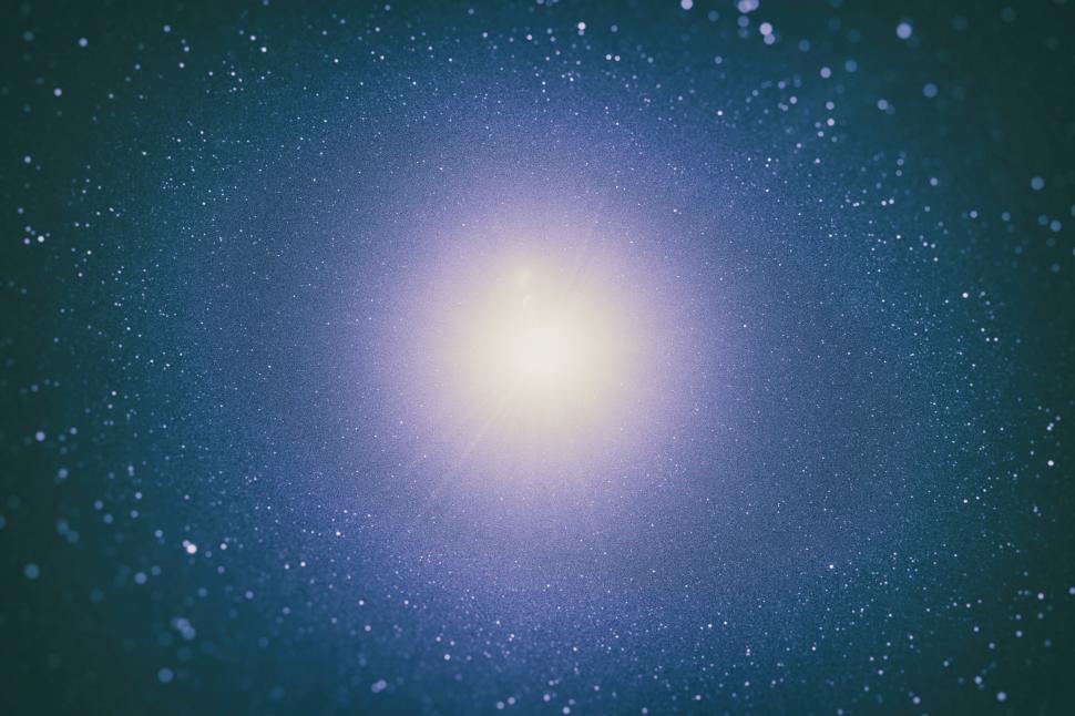 Free Stock Photo of Bright Blue Object in Night Sky | Download Free ...