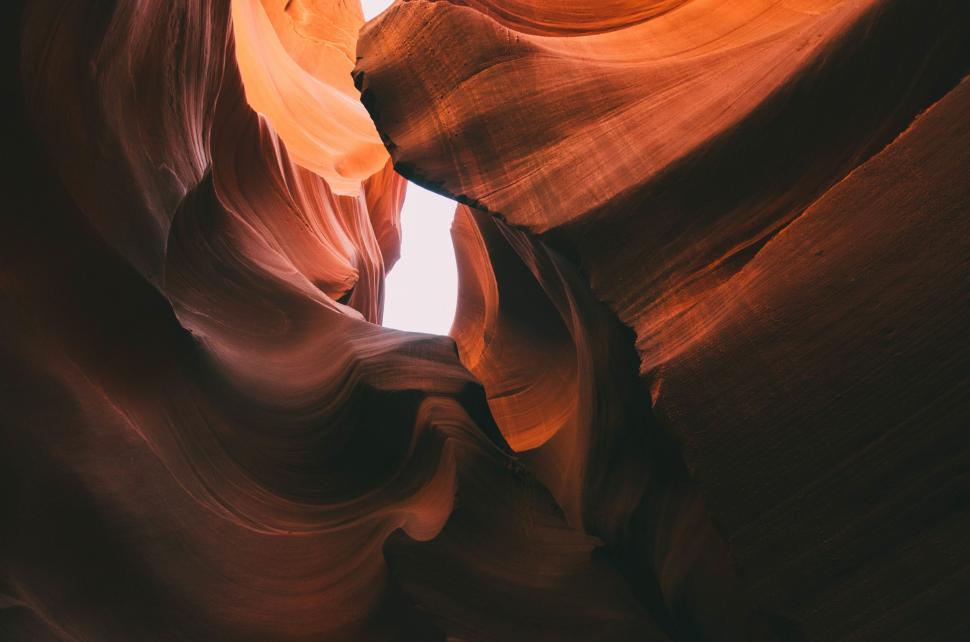 Free Stock Photo of Narrow Slot in Side of Rock Formation | Download ...