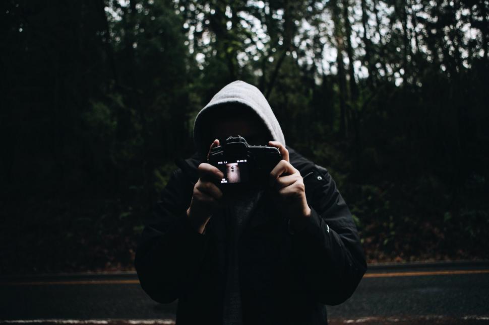 Free Stock Photo of People Technology person man people ski mask male ...
