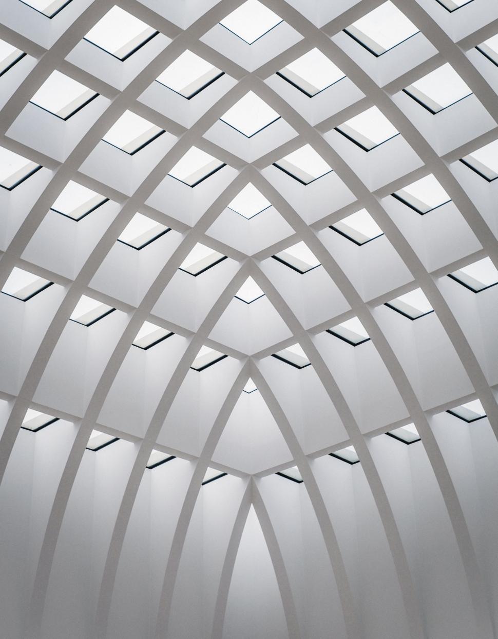 Free Stock Photo of White Room With Square Ceiling | Download Free ...