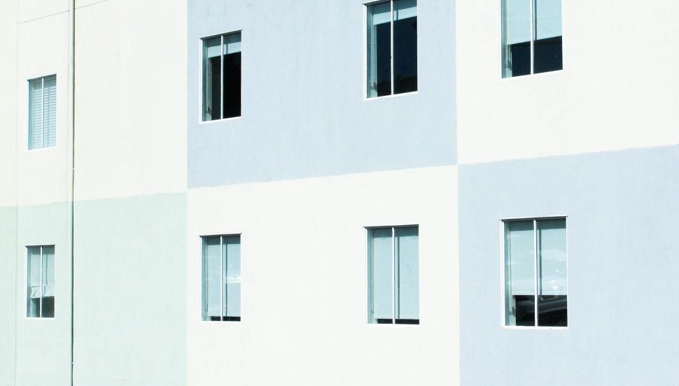 Free Stock Photo of Tall White Building With Multiple Windows ...