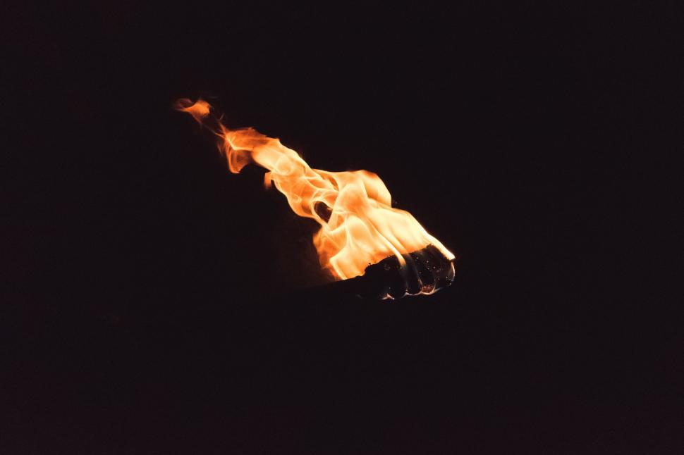 Free Stock Photo of Intense Fire Burning in the Dark | Download Free ...