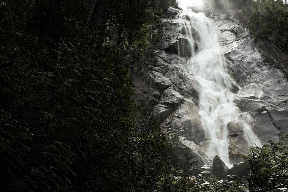 Free Stock Photo of Majestic Waterfall Cascading Down Rocks | Download ...