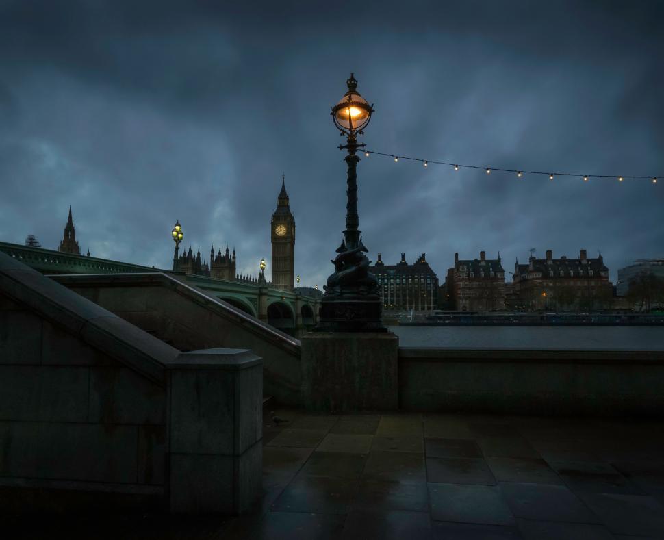 Free Stock Photo of Street Light on the Side of a Bridge | Download ...