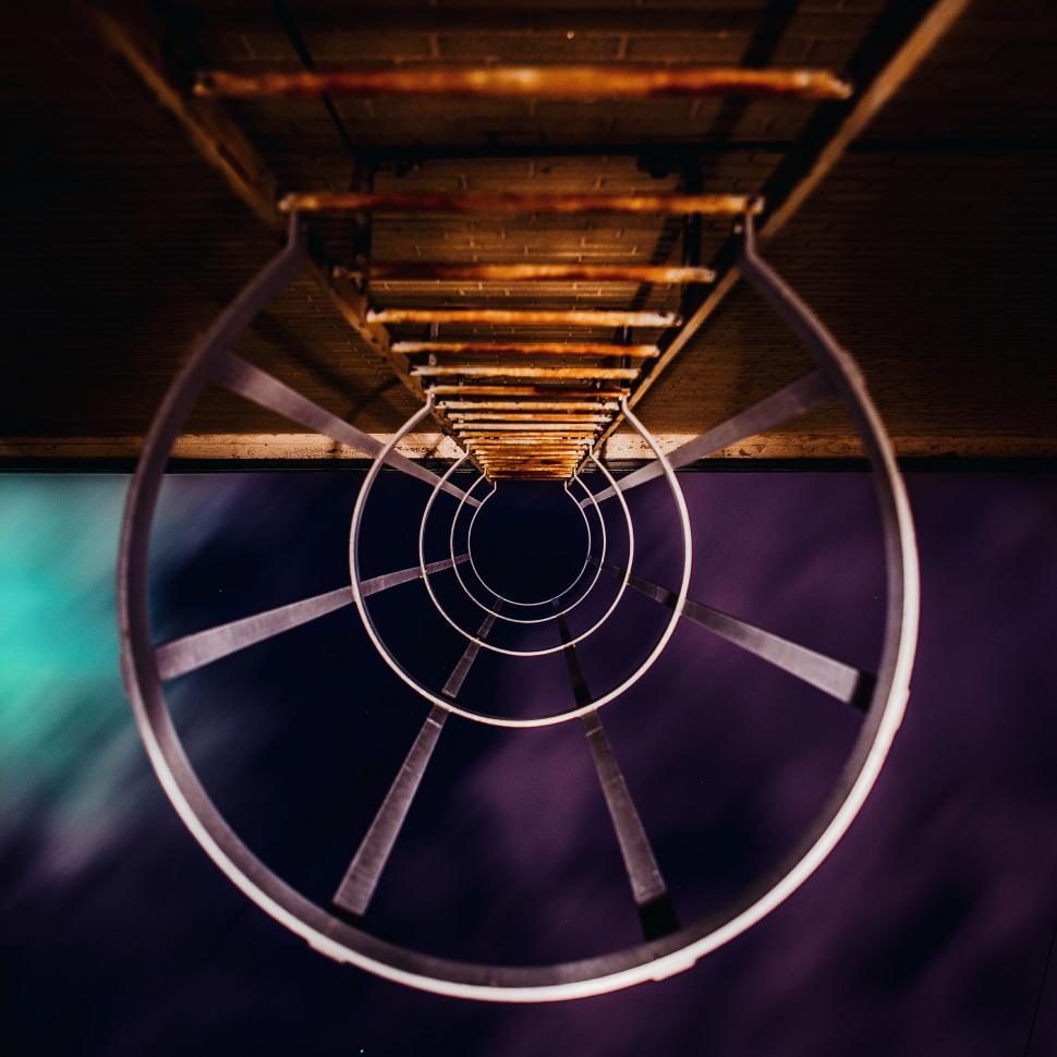 Free Stock Photo of Circular Metal Object Hanging From Ceiling ...