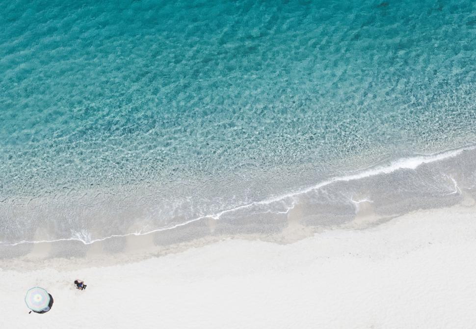 Free Stock Photo of Aerial View of Beach and Ocean | Download Free ...